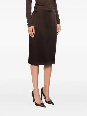 TOM FORD Satin Midi Skirt