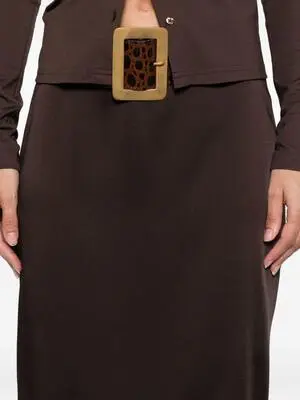 TOM FORD Satin Midi Skirt