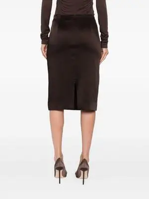 TOM FORD Satin Midi Skirt