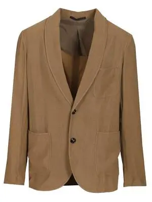 Giorgio Armani Deconstructed Blazer - Cream