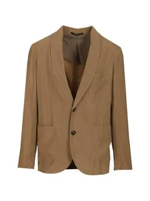 Giorgio Armani Deconstructed Blazer - Cream