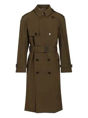 Burberry Long And Light Cotton Trench Coat