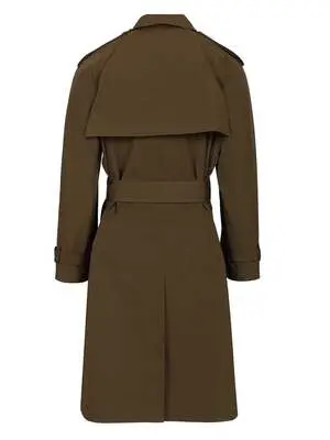 Burberry Long And Light Cotton Trench Coat