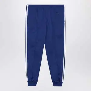 Prada Blueette/white Technical Fabric Jogging Trousers - Blue