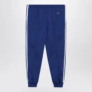 Prada Blueette/white Technical Fabric Jogging Trousers - Blue