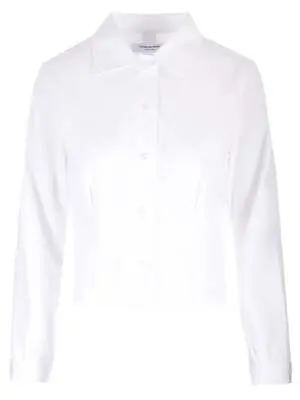 Thom Browne Cropped Shirt - White