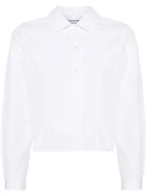 Thom Browne Cropped Poplin Shirt - White