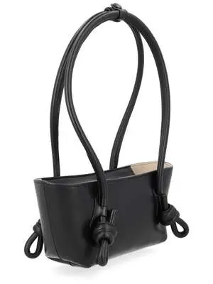 Hereu Leather Mini Fleca Bag - Black