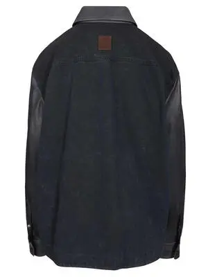 Loewe Lambskin Shirt Jacket - Blue
