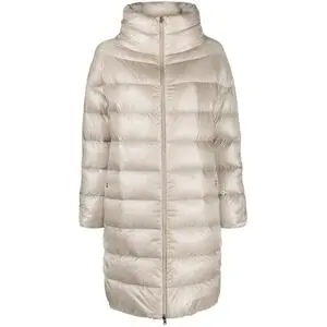 Herno Neutrals Jackets Puffer Jackets - Cream