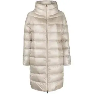 Herno High Neck Puffer Jacket - Cream