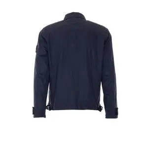 Stone Island Logo Overshirt - Blue