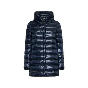 Herno High-shine Puffer Jacket - Blue