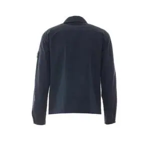 Stone Island Logo Zipped Overshirt