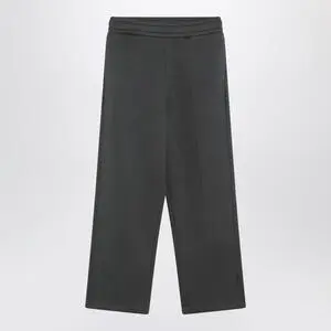 AMI Paris Anthracite Grey De Coeur Jogging Trousers - Gray