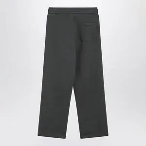 AMI Paris Anthracite Grey De Coeur Jogging Trousers - Gray