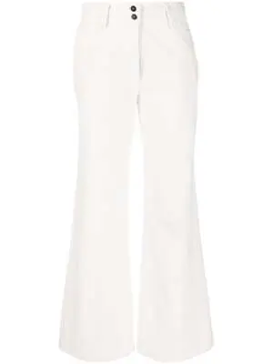 FORTE_FORTE Wide Leg Trousers - White