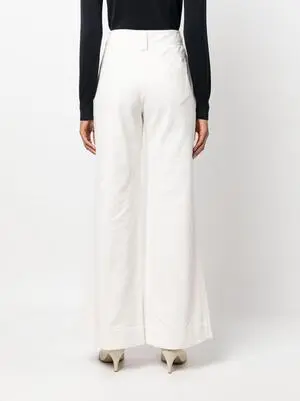 FORTE_FORTE Wide Leg Trousers - White