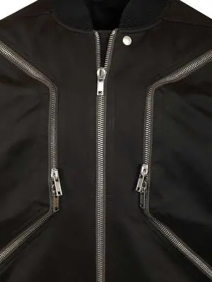Rick Owens Heizer Flight Nylon Jacket - Black