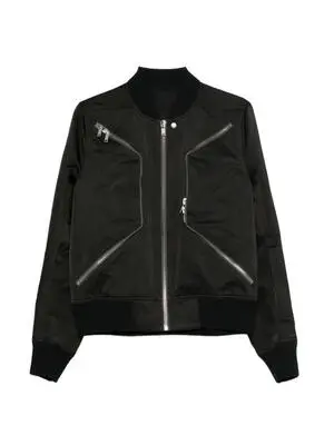 Rick Owens Heizer Flight Nylon Jacket - Black
