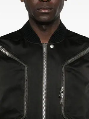 Rick Owens Heizer Flight Nylon Jacket - Black