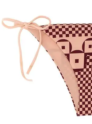 Fendi Micro Patchwork Bikini Briefs - Pink
