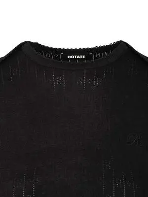 ROTATE BY BIRGER CHRISTENSEN Fitted T-shirt