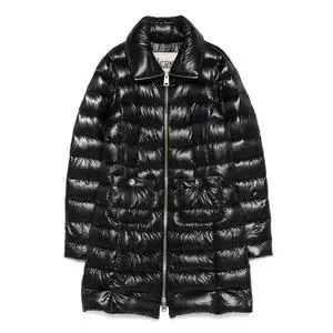 Herno Single Breasted Quilted Coat - Black