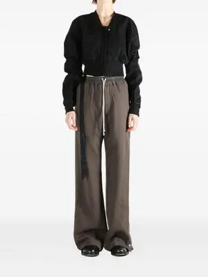 Rick Owens Cotton Cropped Bomber Jacket - Multicolor