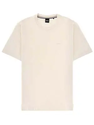 BOSS T-shirt With Logo - Cream