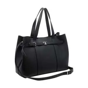 TOD'S Medium Leather Hobo Bag With T Timeless Logo