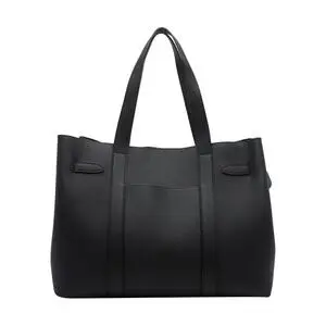 TOD'S Medium Leather Hobo Bag With T Timeless Logo
