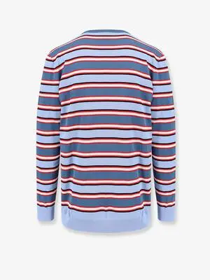 Dior Striped Cotton Sweater - Multicolor