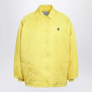 Prada Blouson In Cedar-colored Re-nylon - Yellow