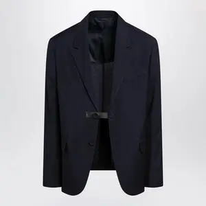 Fendi Dark Wool Jacket - Blue
