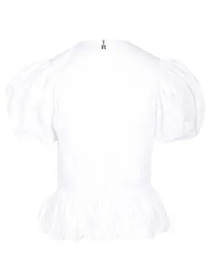 ROTATE BY BIRGER CHRISTENSEN Top With Puff Sleeves