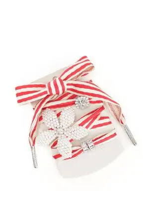 GOLDEN GOOSE Ribbon Laces - Red
