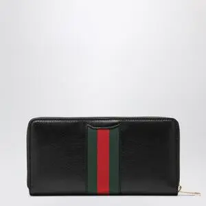 Gucci Horsebit Web Wallet - Black