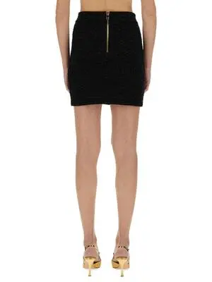 Balmain Tweed Skirt