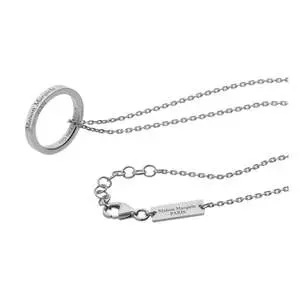 MAISON MARGIELA Logo Ring Pendant Neckline