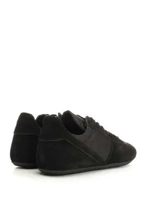 Rick Owens Minimal Sneakers With Suede