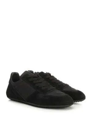 Rick Owens Minimal Sneakers With Suede
