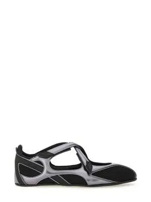 Attico Ballerina Flat Floor 1 - Black