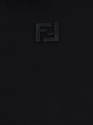 Fendi Cotton Ff Logo Hoodie - Multicolor