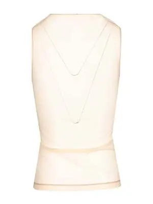 COURREGES Illusion Tulle Top