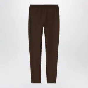 Gucci Gg Jacquard Jersey Leggings - Brown