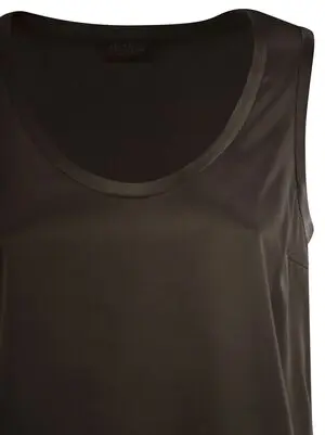 Brunello Cucinelli Stretch Silk Satin Top