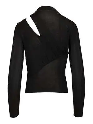 SELF-PORTRAIT Viscose Knit Top