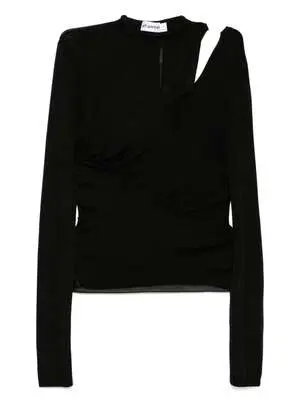 SELF-PORTRAIT Viscose Knit Top