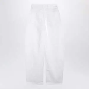 Alaïa High-waisted Denim Jeans - White
